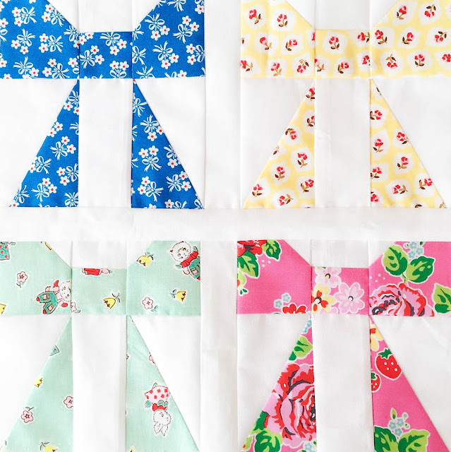zakkaArt: Pretty Playtime Quilt Along Week 3: Bow Block