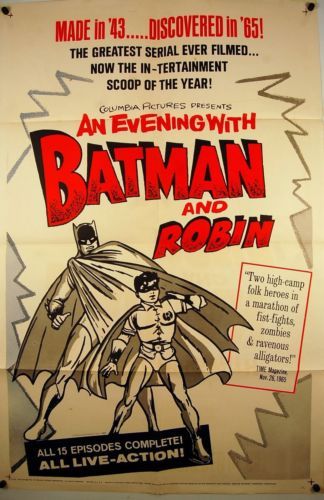 BATMAN 1943 Serial POSTERS
