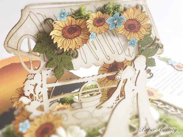 Paper Beauty AK: Exploding Box “Sunflower Wedding” for Scrapiniec ...