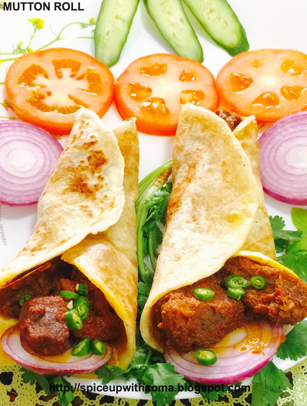 CURRY AND SPICE: MUTTON ROLL