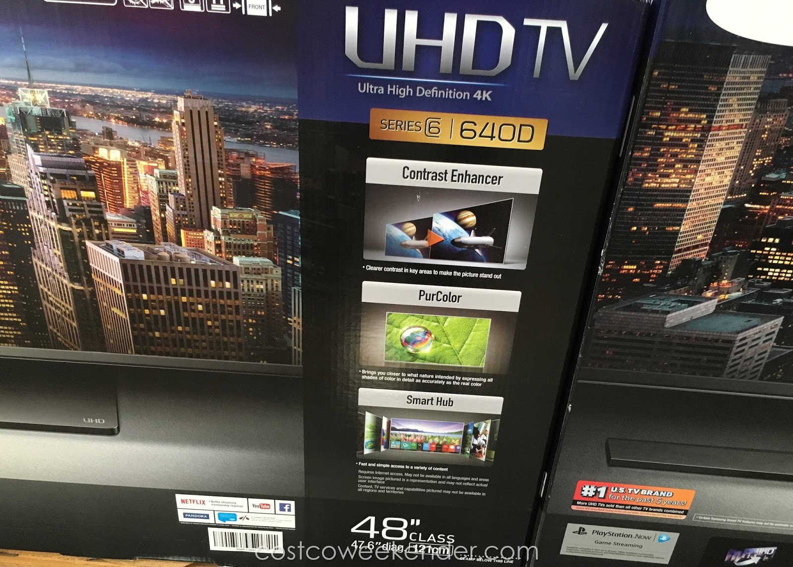 Samsung UN40JU640D 40" 4K UHD LED LCD TV | Costco Weekender