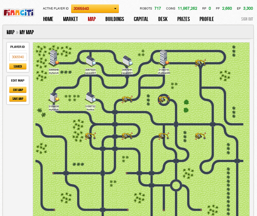 FinnCiti - City Building Simulation e-Game