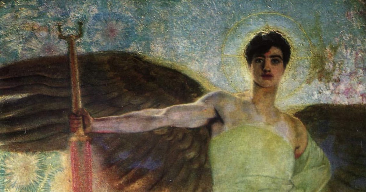 Ángel con la espada flamígera