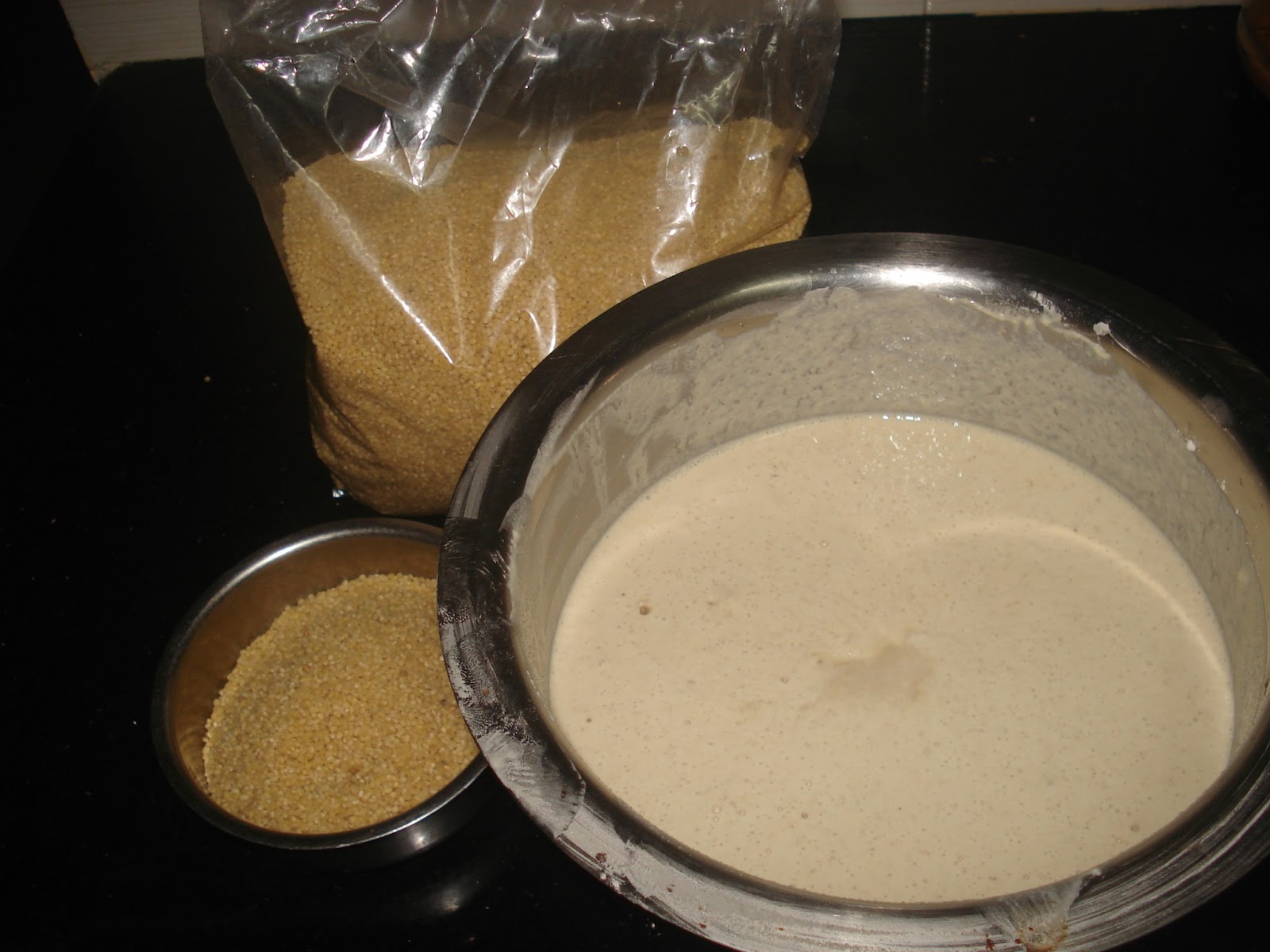 ಅಡಿಗೆ - Adige: Navane Dosa.(Foxtail Millet Dosa).