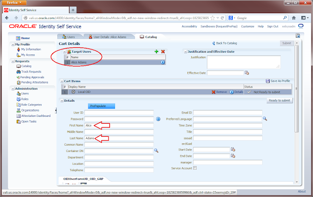 Oracle Fusion Middleware Security Populating Request Attributes In Oim