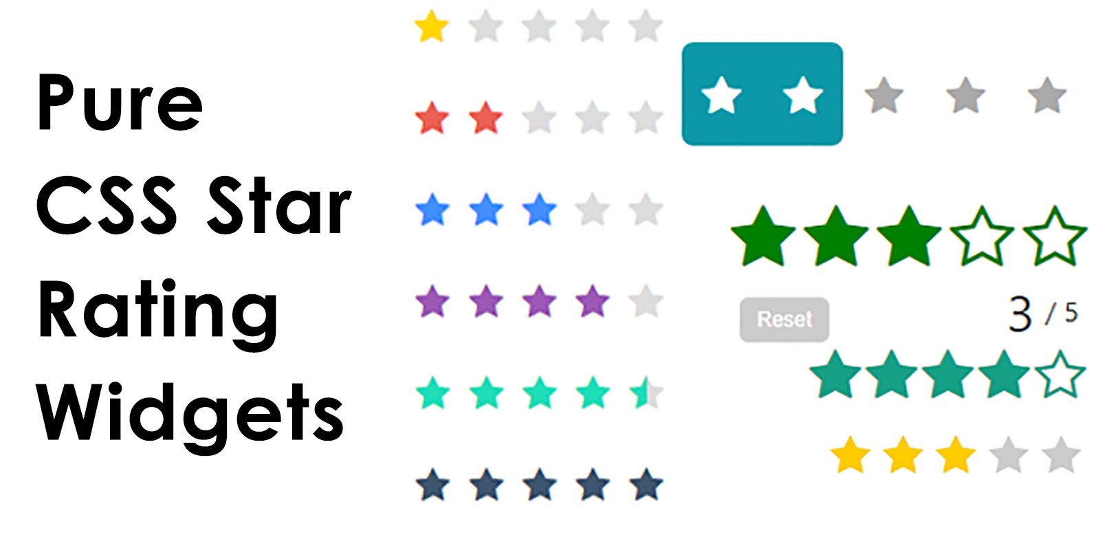 Download Pure Css Star Rating Widgets