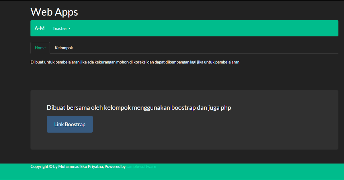 CRUD sederhana dengan boostrap dan php + mysql | Sourcecode-vb6.com