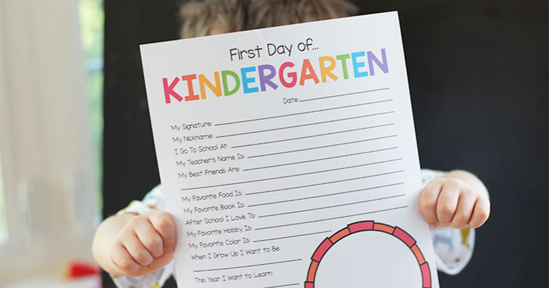 All About Me on the First Day of School: Free Printables for Every Year ...