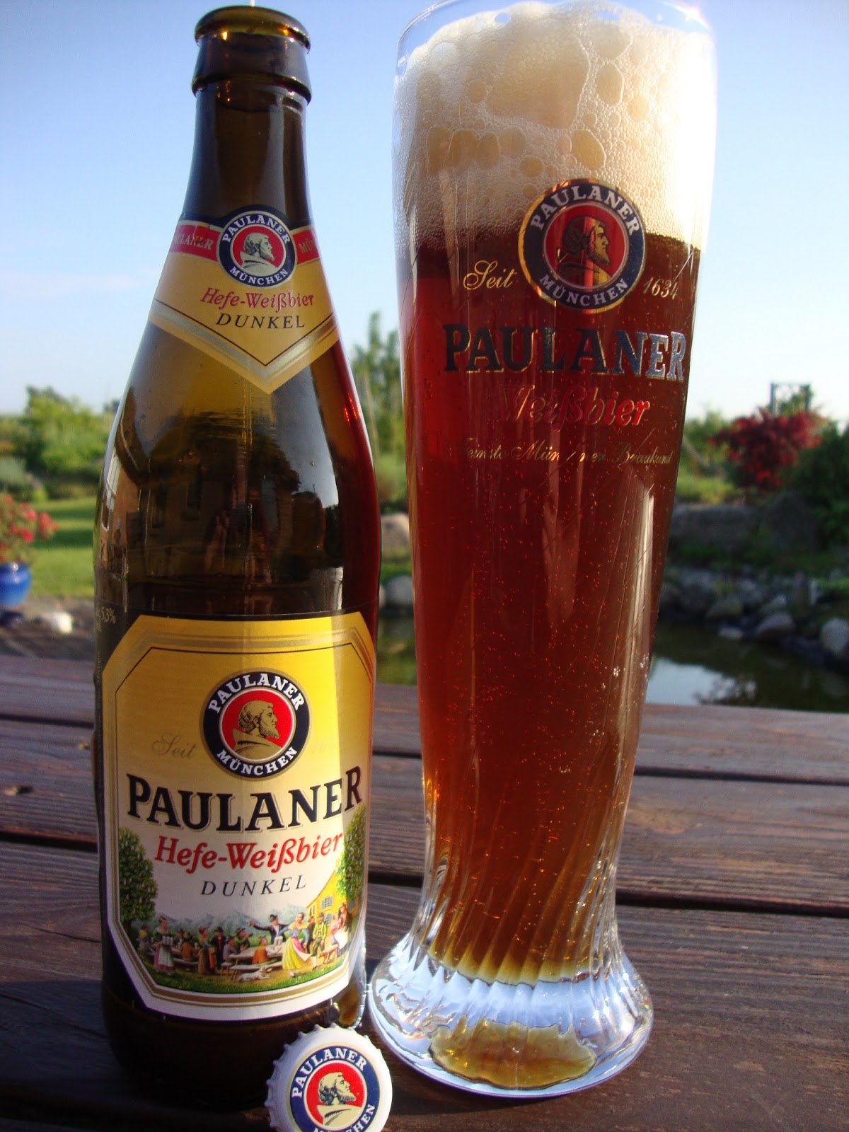 Tid til en øl: Tid til en øl - Paulaner Weissbier Dunkel