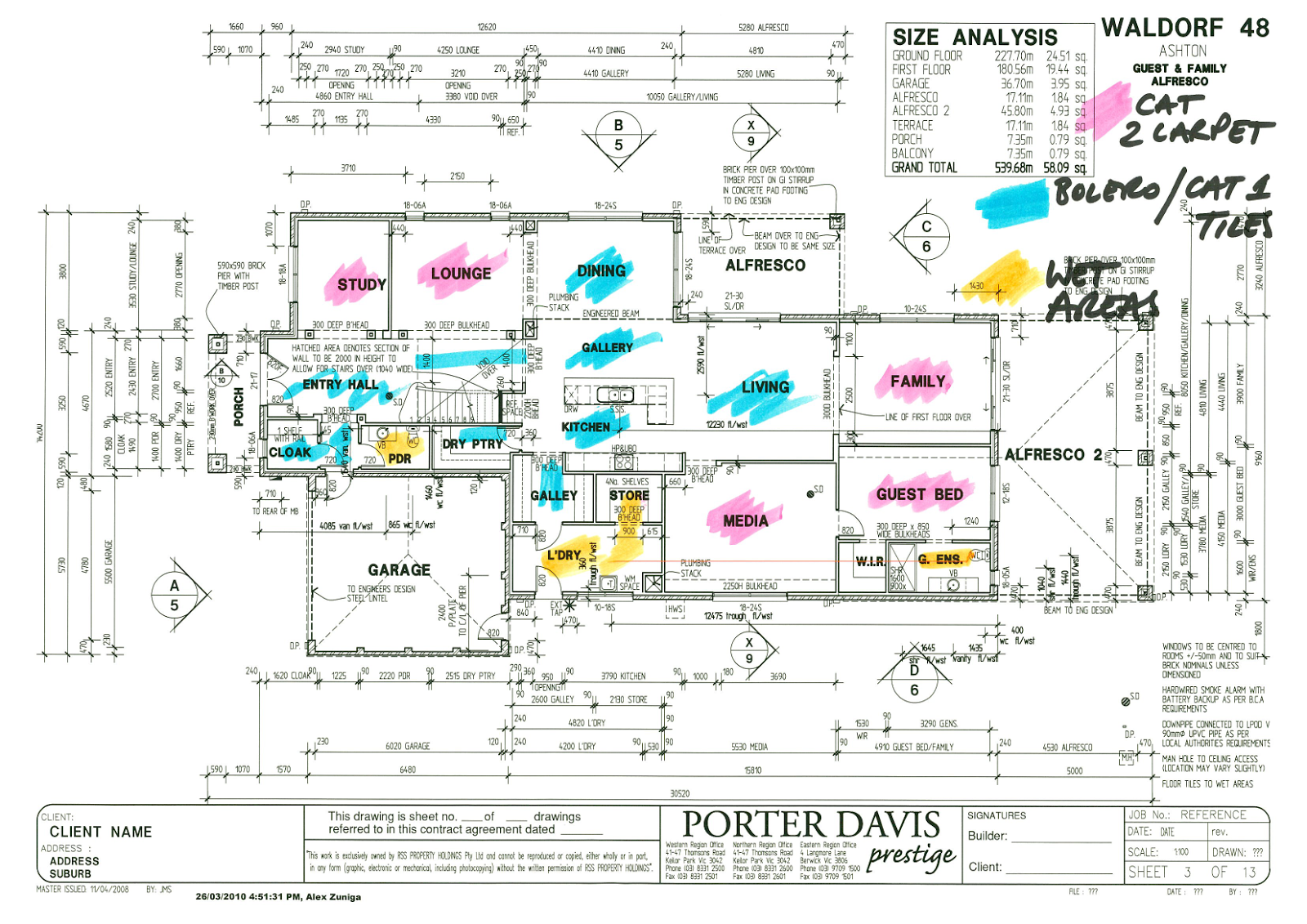 Flooring Promo Layout Plan ~ Building the Waldorf 48 with Porter Davis