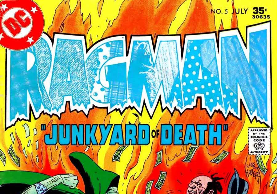 Ragman #5 - Joe Kubert art & cover - Pencil Ink