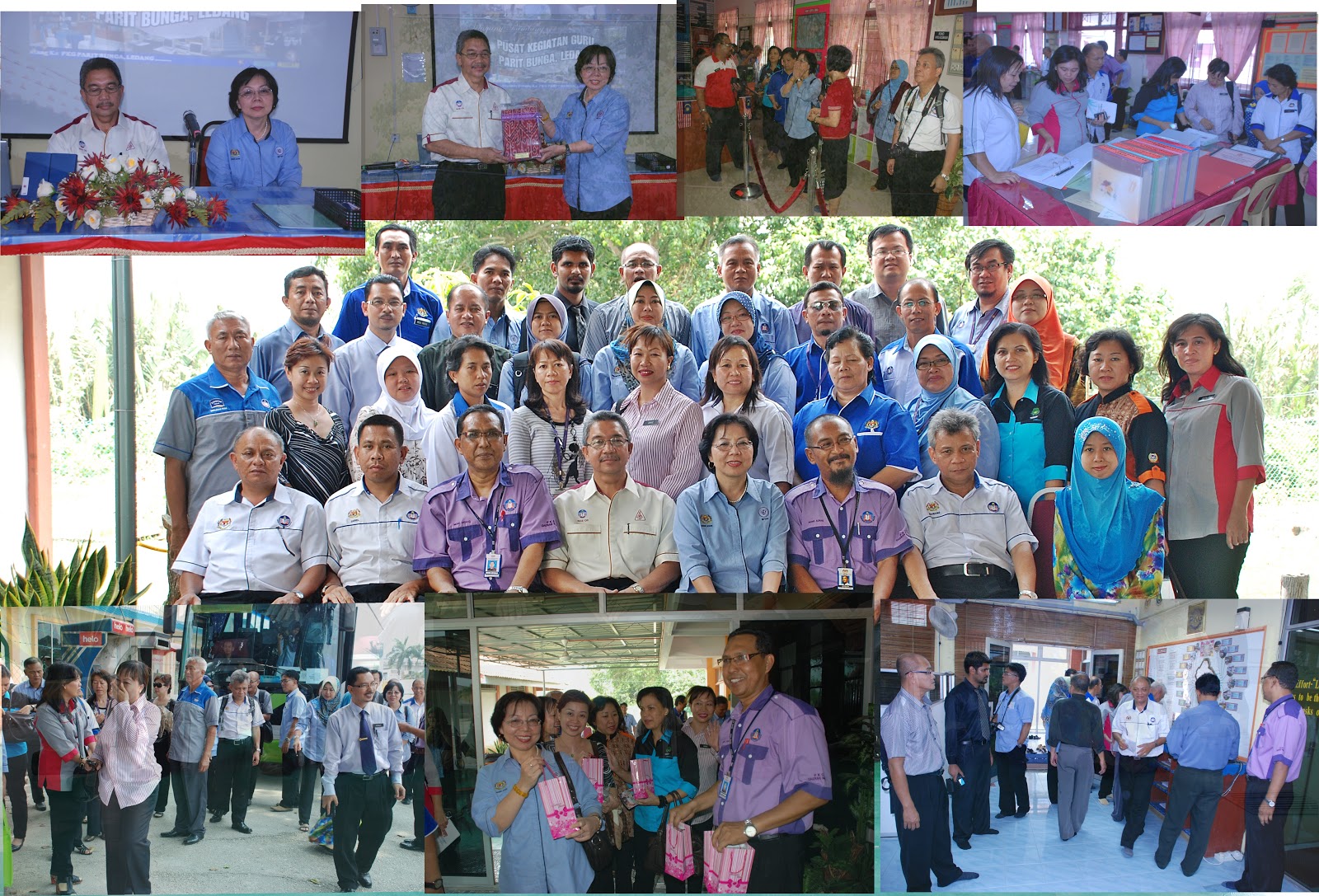 PKG PARIT BUNGA,LEDANG: LAWATAN DARI BTPN & PKG SARAWAK