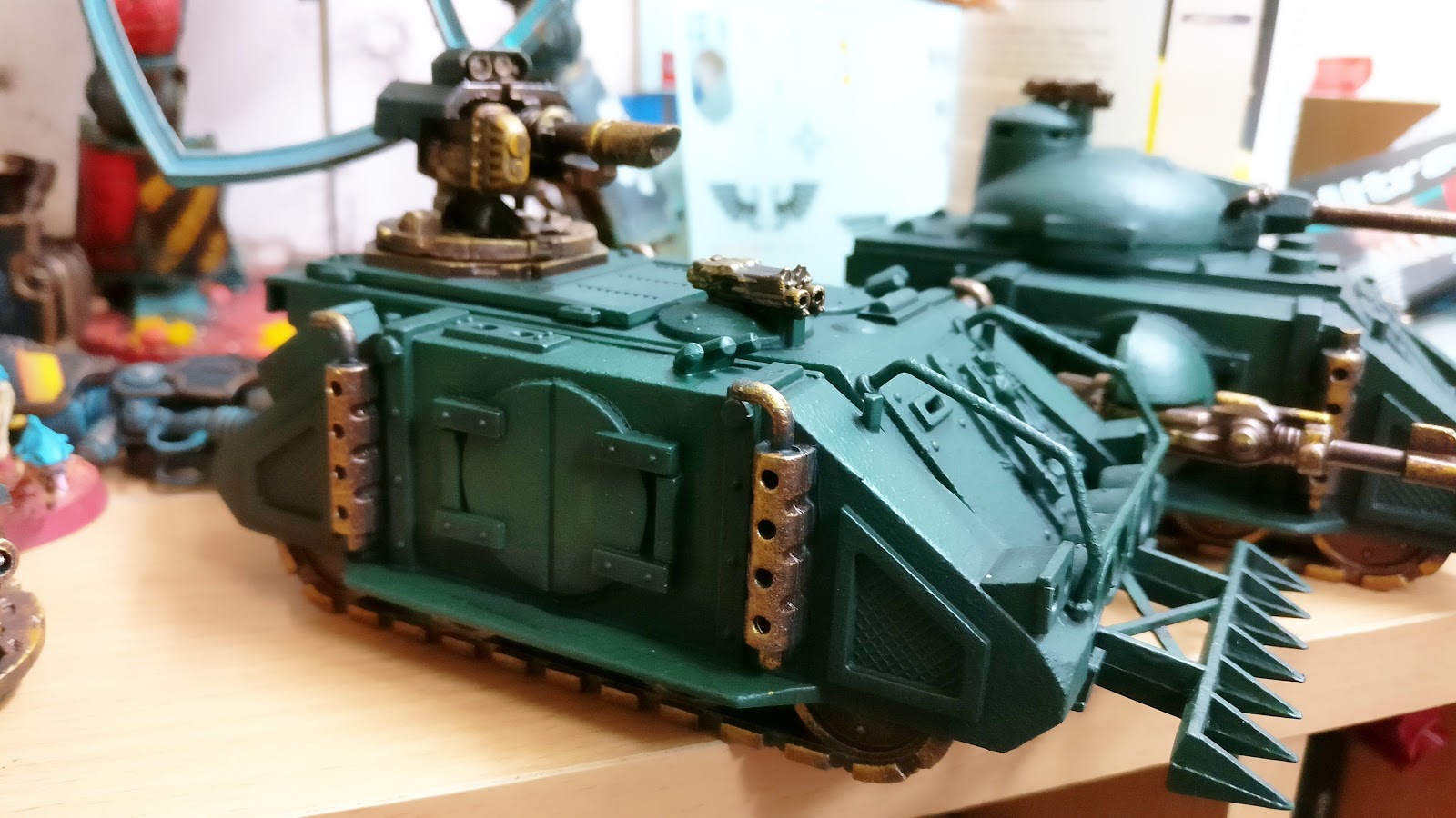 Confessions of a 40k addict: Dark Angels - Tanks - Predator progress