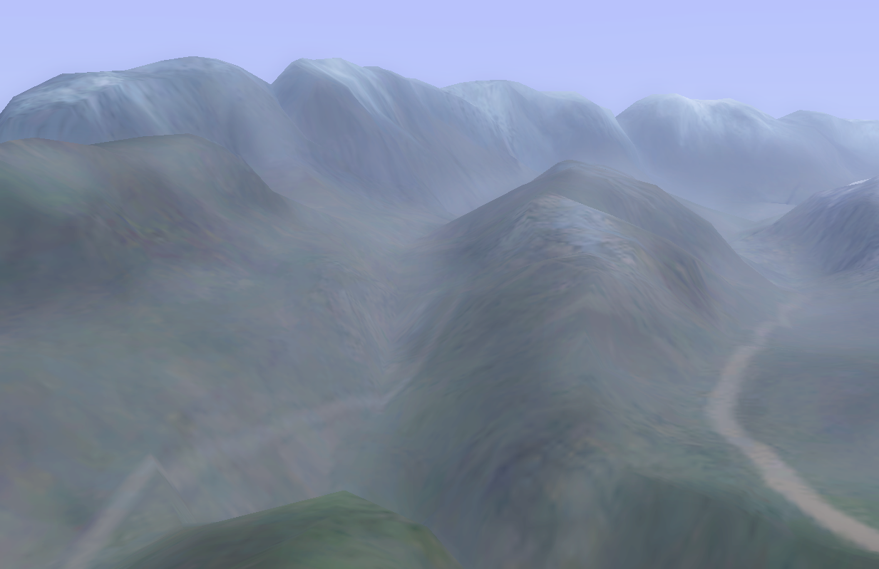 A SIMulated View: Distant Terrain