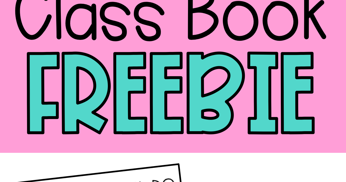 Class Book Freebie | A Sunny Day in First Grade