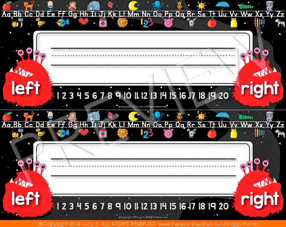 Here's an idea: Space Aliens (or Monsters) Classroom Theme