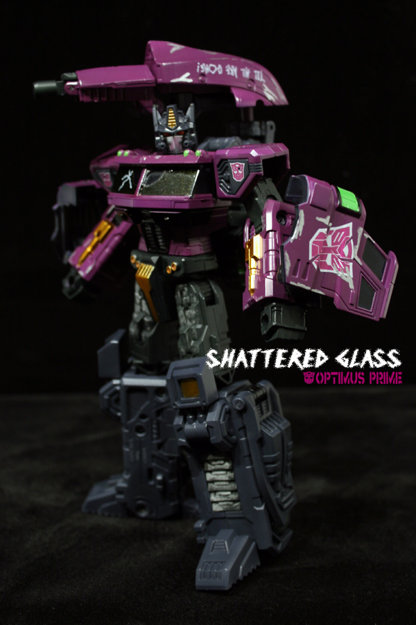 Jicco Custom: Shattered Glass Optimus Prime (Botcon Version)
