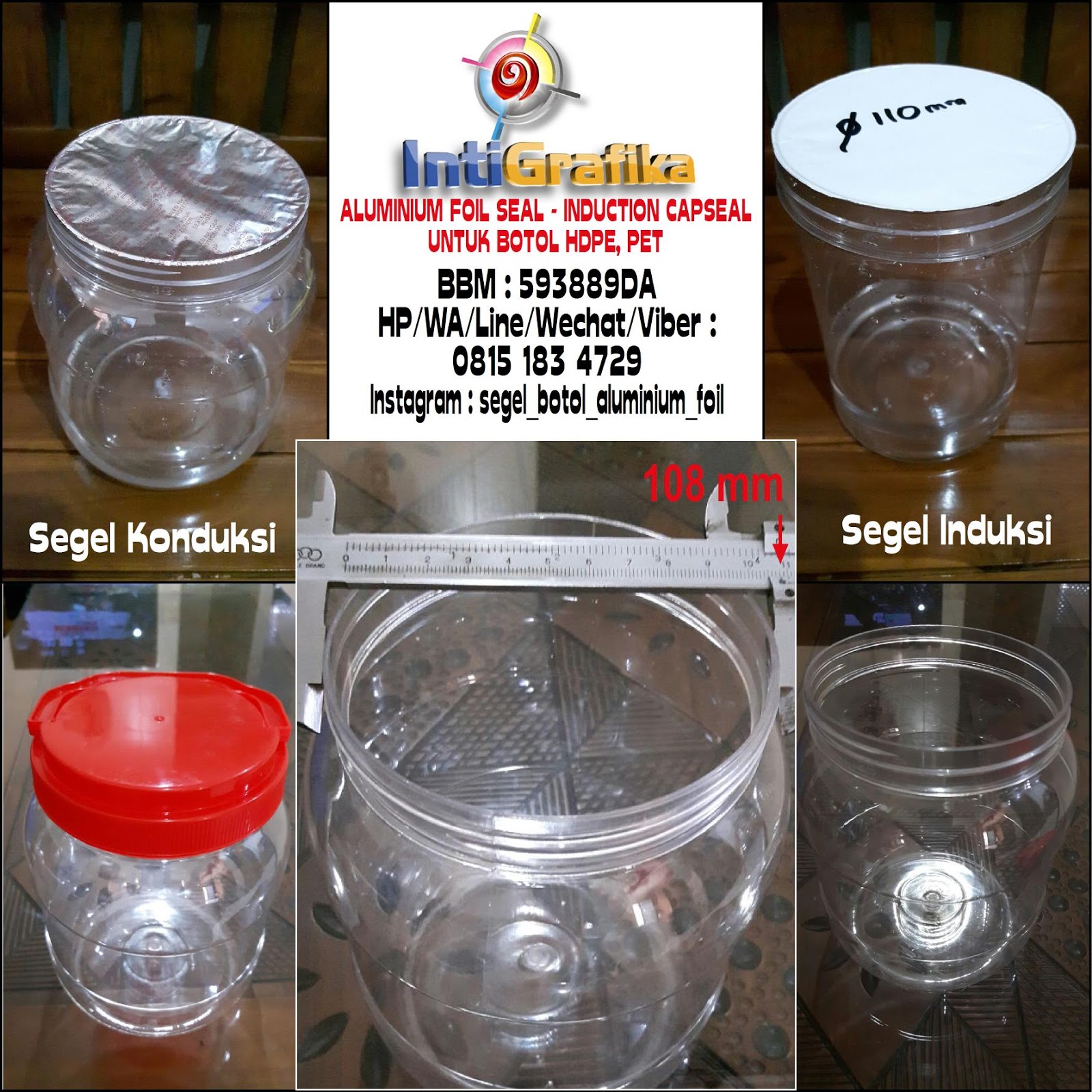 Rising Pack - Inti grafika: Contoh botol PET yang disegel dengan Segel ...