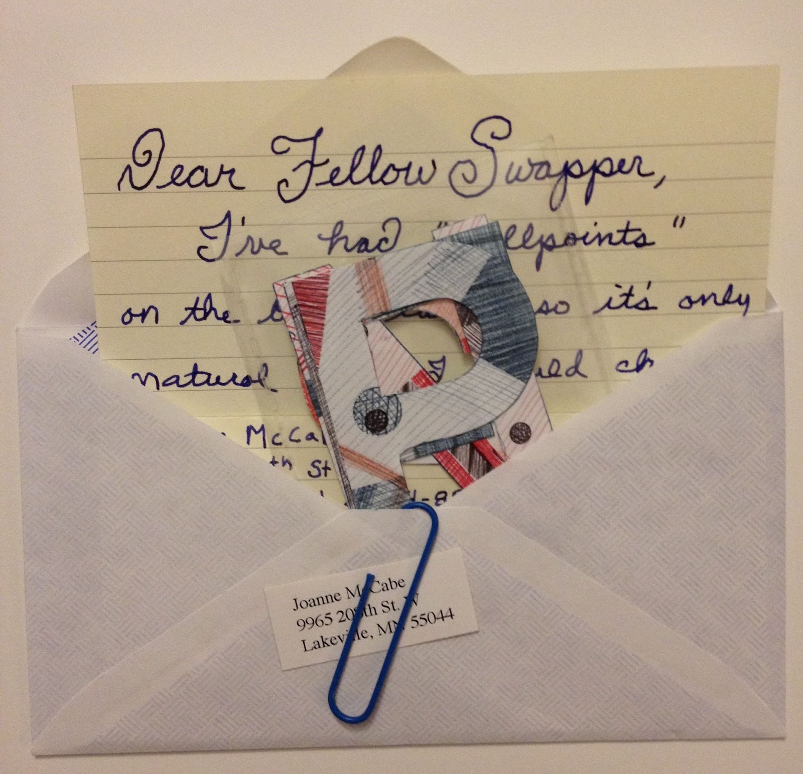 Mail me some art: Illustrated Letter swap - due March 21st
