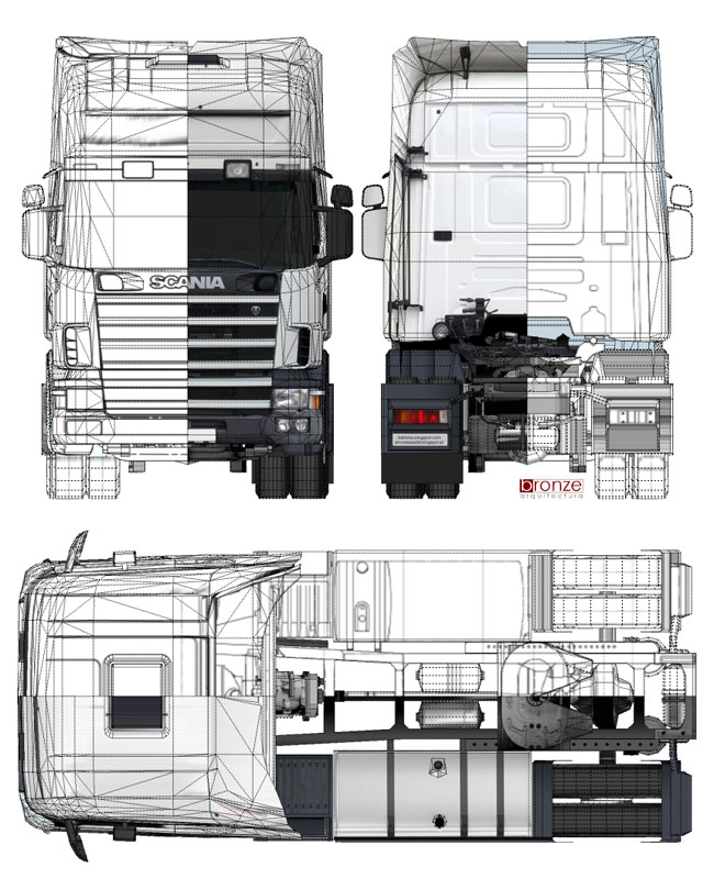 3D Strokes: Stroke 128 - Scania R-series Topline
