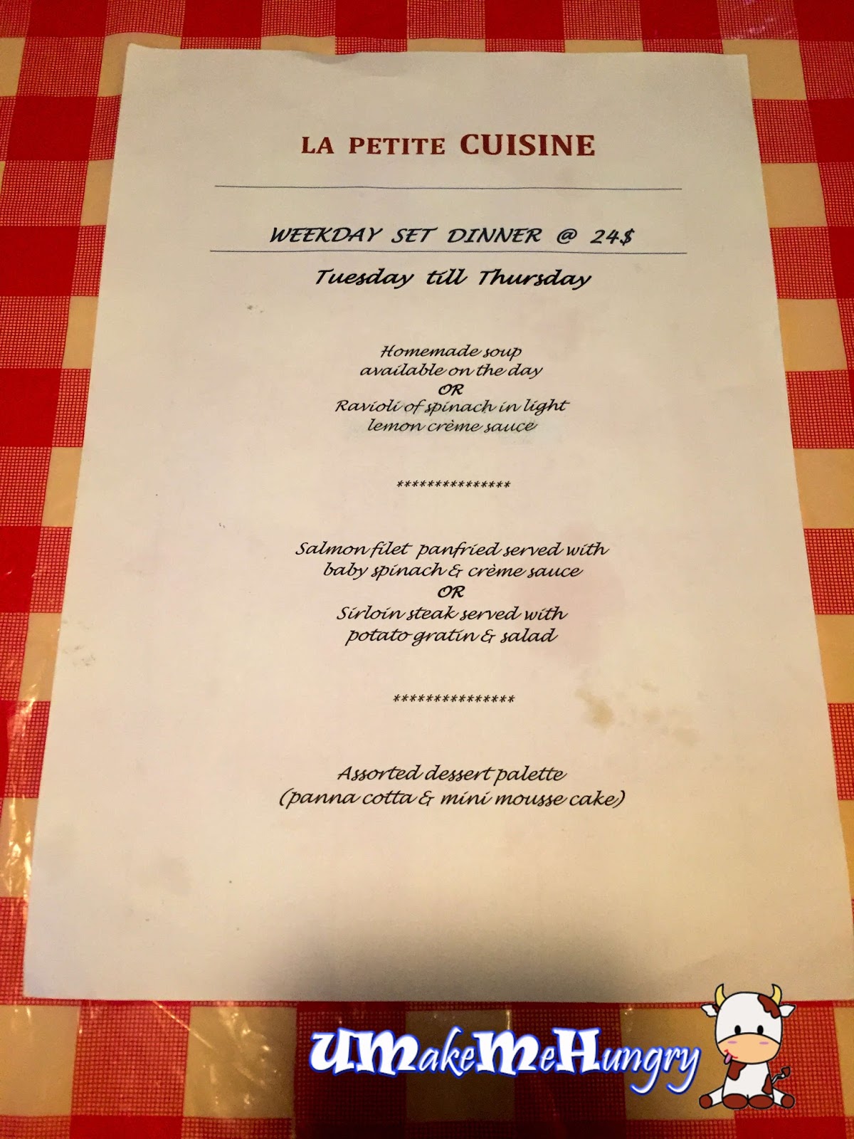 Getting the best of both worlds we order 2 sets and tried everything ...