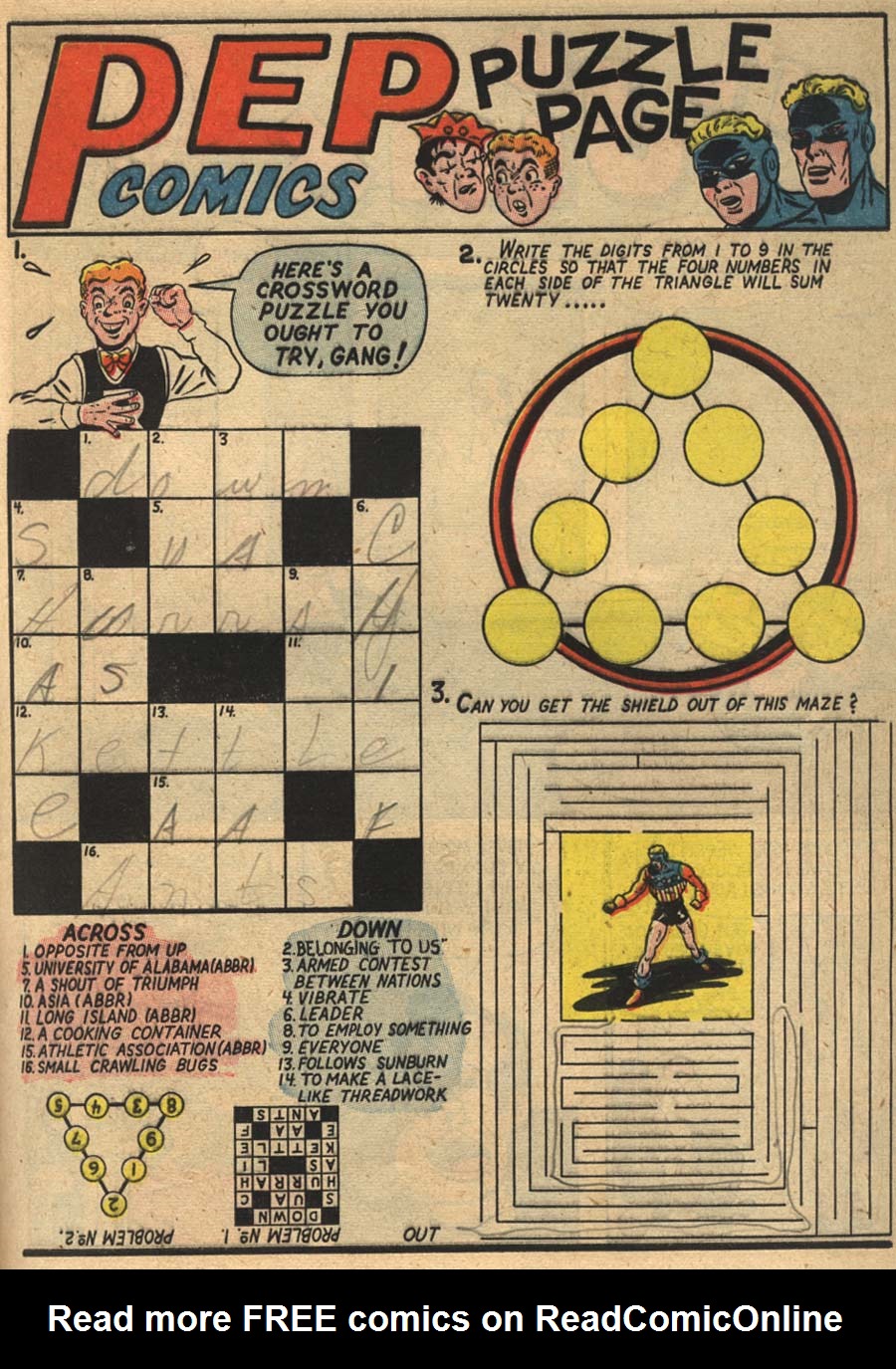 Read online Pep Comics comic - Issue #62