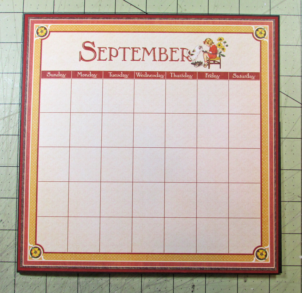 Scraps of Life: Graphic 45 Calendar Folio Series - September