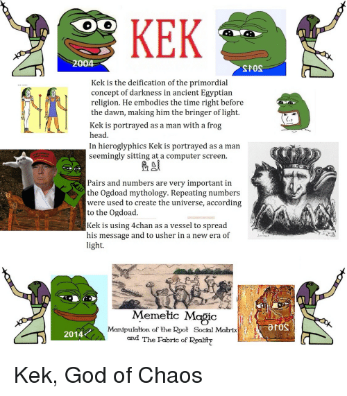 Orcinus: What the Kek: Explaining the Alt-Right ‘Deity’ Behind Their ...