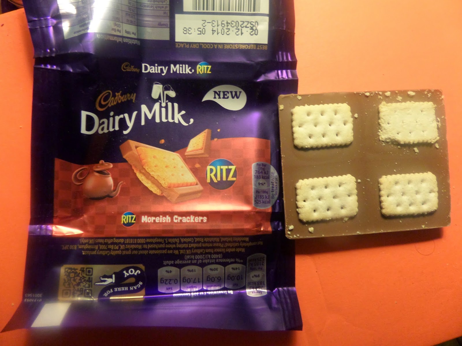 Madhouse Family Reviews: Cadbury Dairy Milk with Ritz and Lu review
