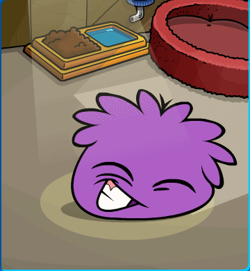 grantovich in clubpenguin: puffle of (purple,pink,green) and all