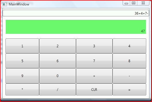 My projects & Interests: .net framework c# programming For Calculator