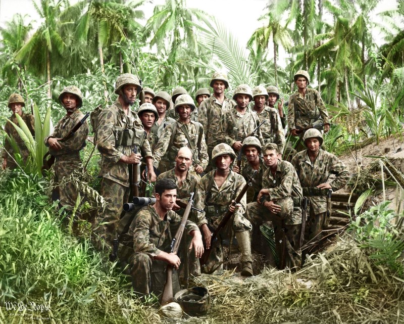 World War II in Pictures: Color Photos of World War II Part 12: G.I.s