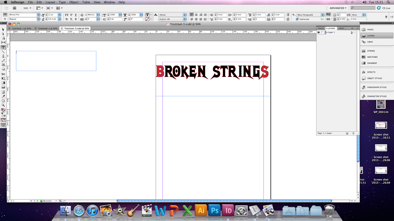 Tommy Musgrove, AS Media Blog: Masthead design process