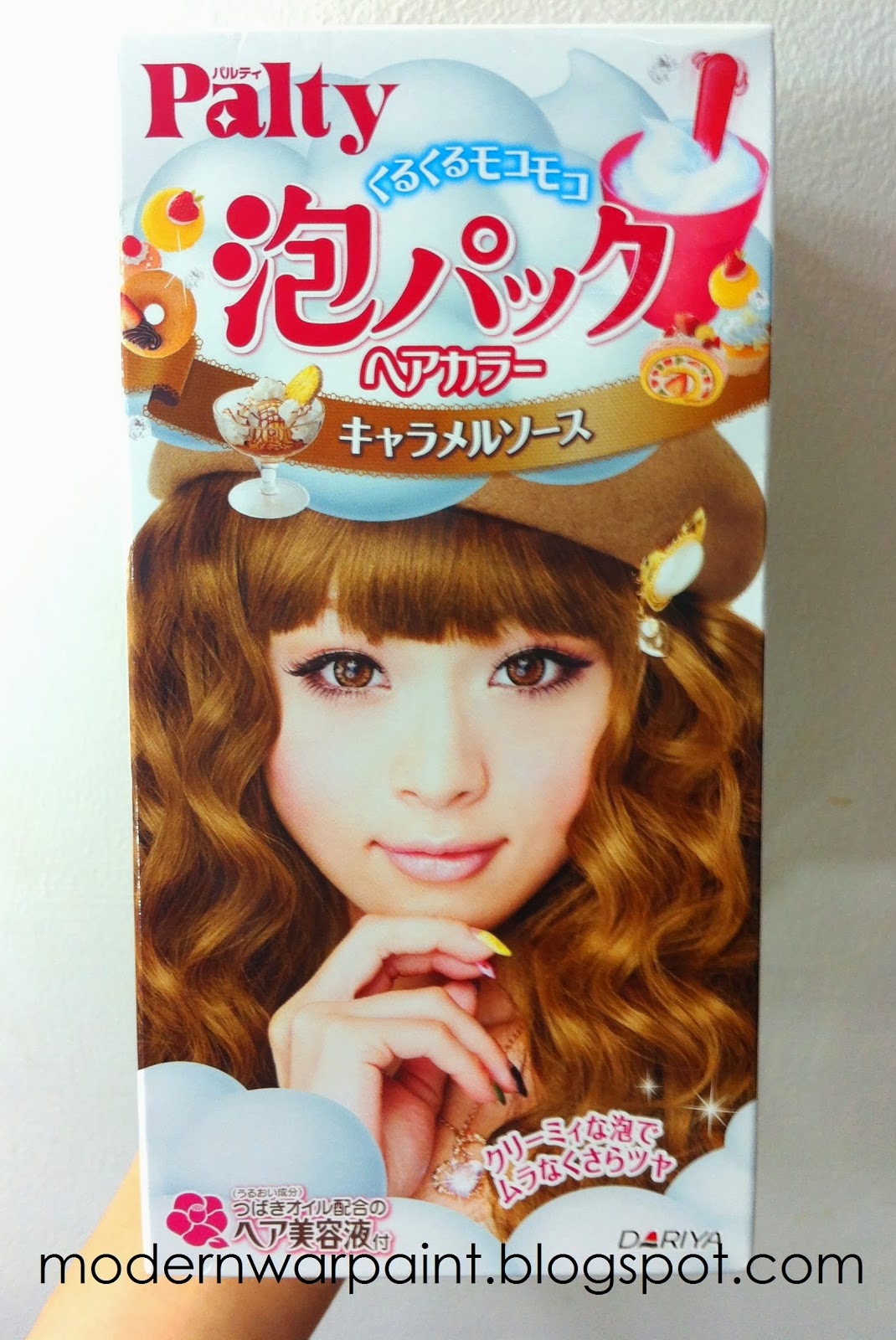 Modern War Paint: Review: Palty Hair Dye in Caramel Sauce