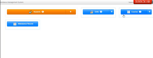 Online Attendance management system Complete Project With Database ...
