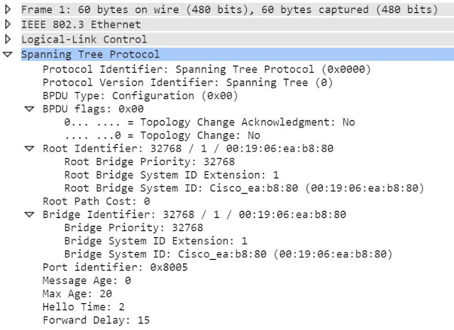 BPDU Format and STP Timers