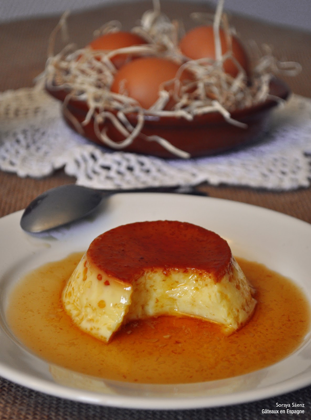GÂTEAUX EN ESPAGNE: Recette de flan espagnol sans four