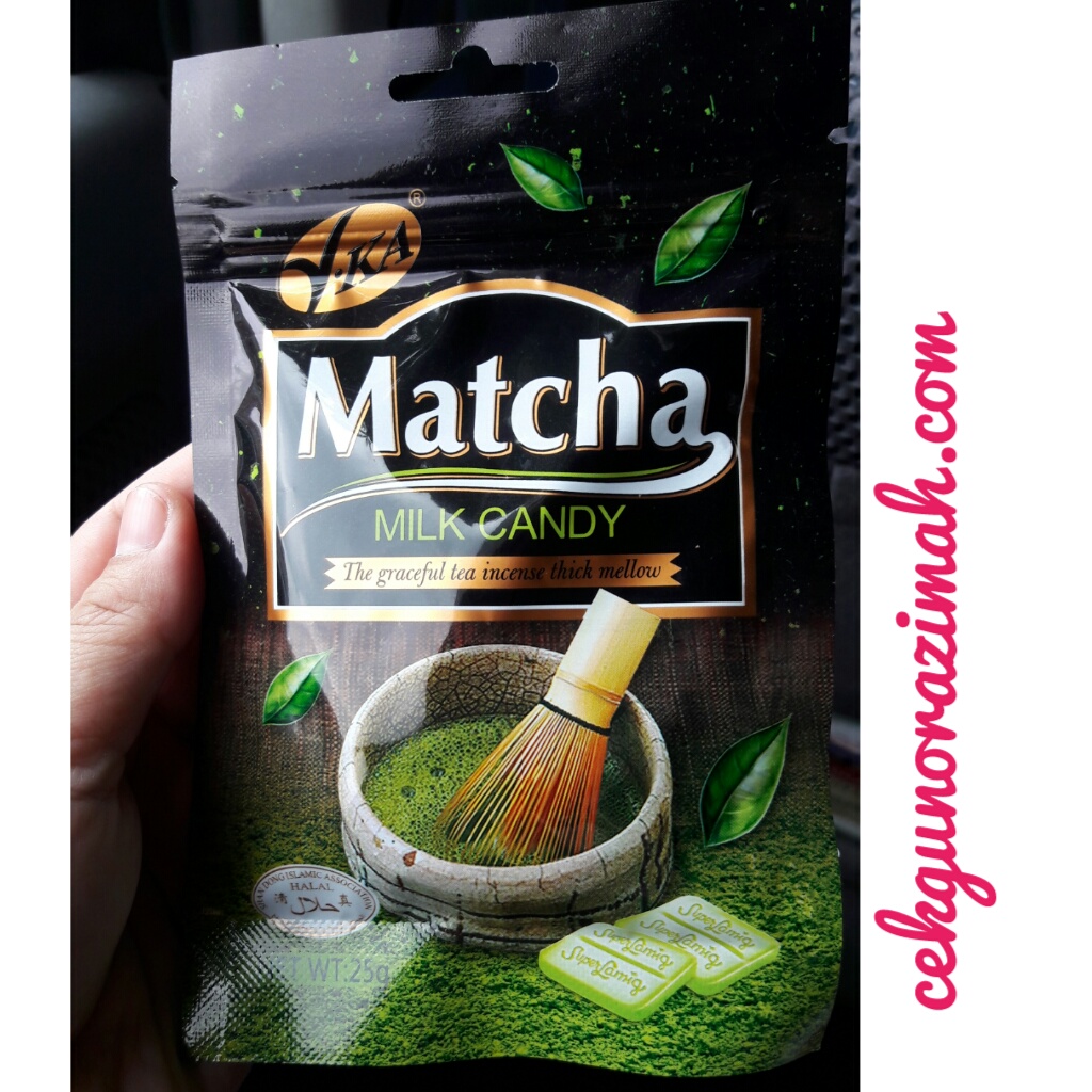 Matcha milk candy memang sedap ~ Cikgu Norazimah