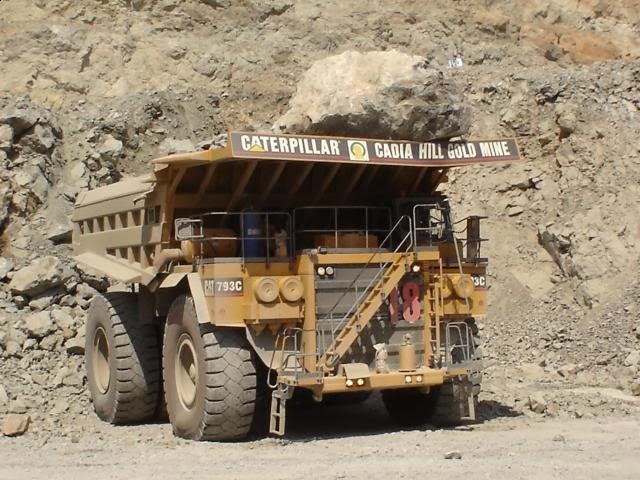 Mining Mayhem: Overloaded Rear-Dumper