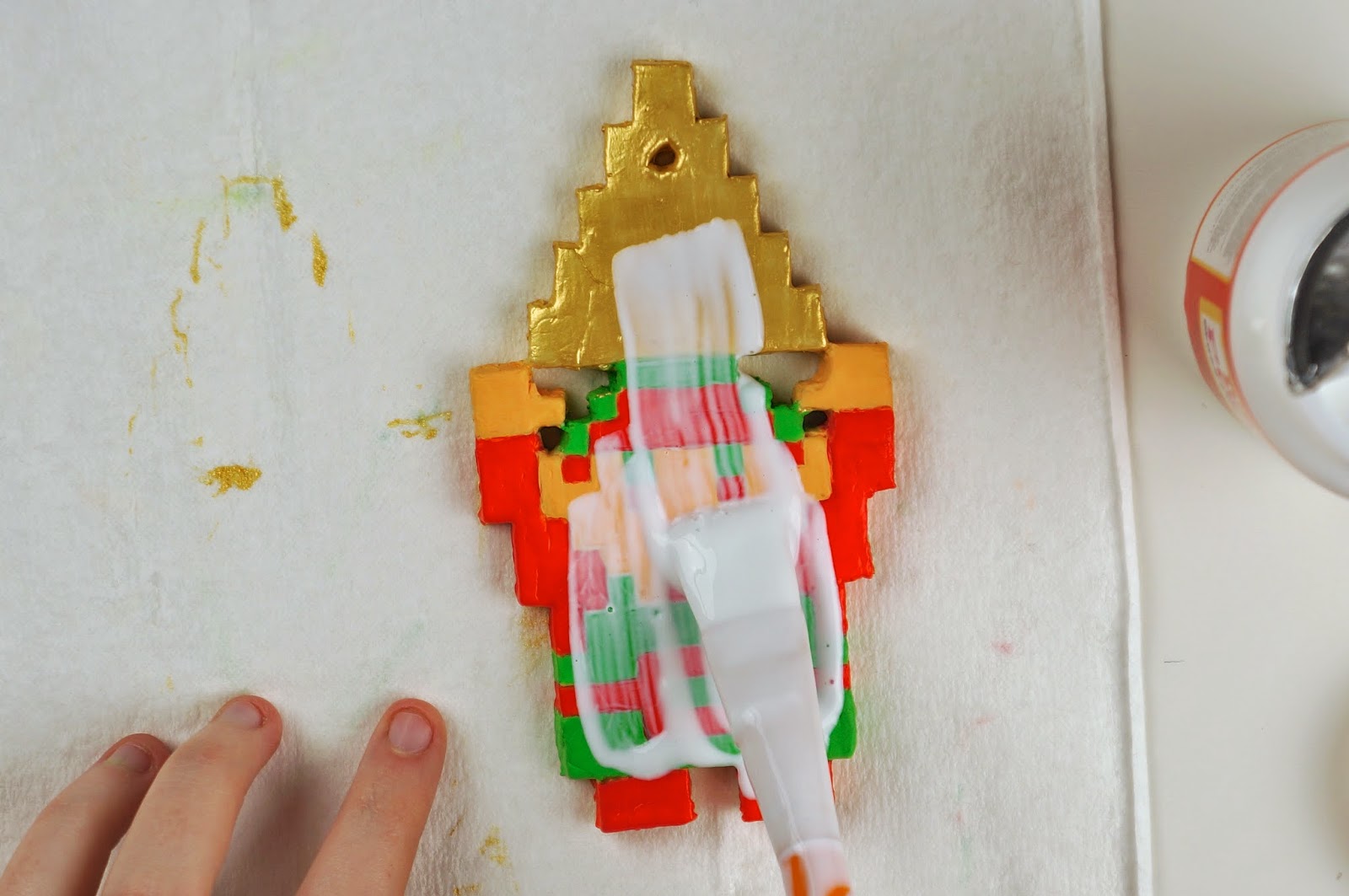 Otaku Crafts: 8-Bit Link Ornament