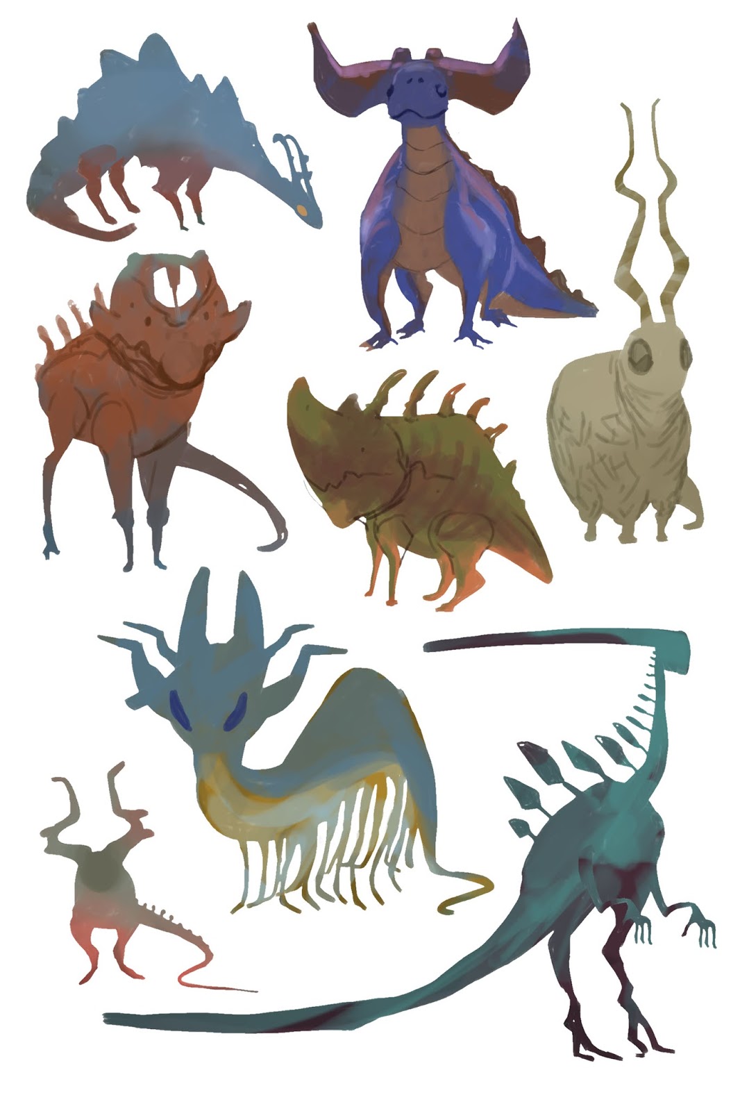 Jacob Romeo the Blog: Creature shape demos