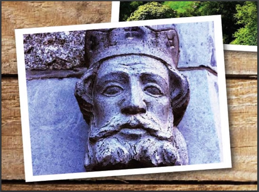 Patrick Comerford: From Clontarf to Tara: a photograph of a sculpted ...