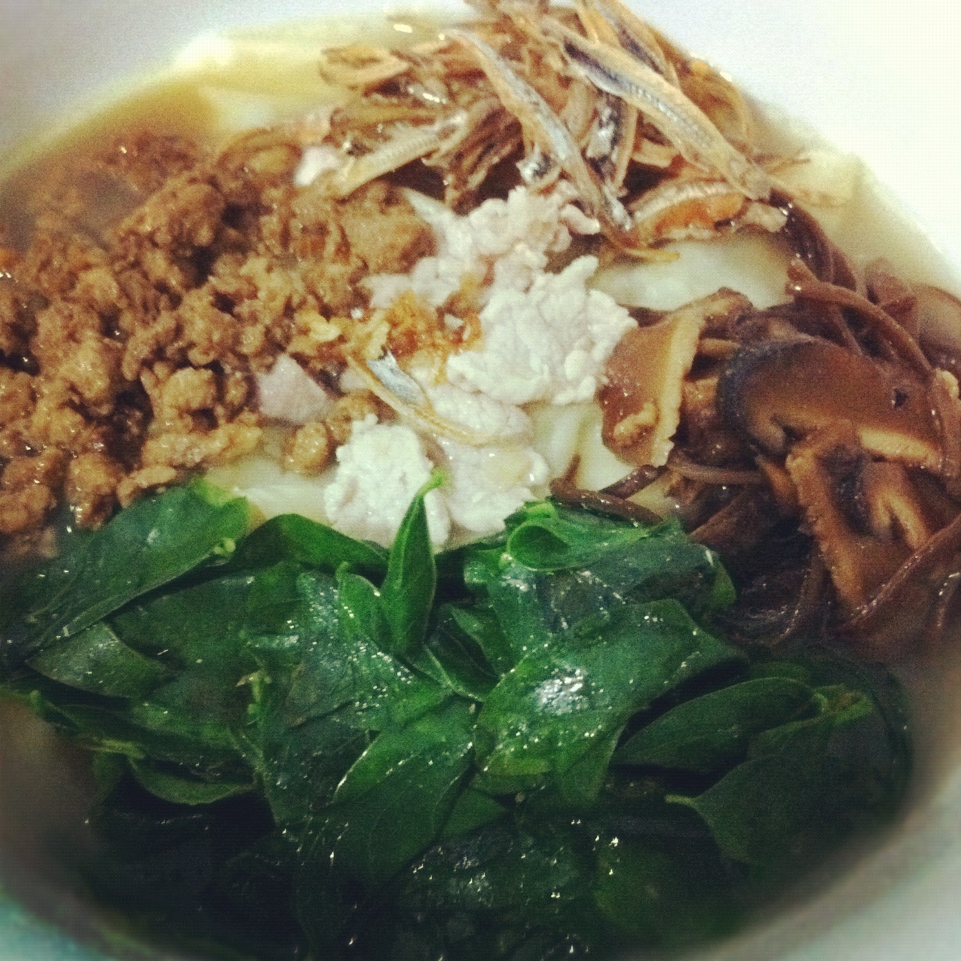 Confessions of a Weekend Cook: Pan Mee (Handmade Noodle Soup)