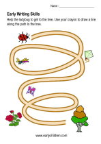 Free Nursery Worksheets: Writing Readiness Worksheets