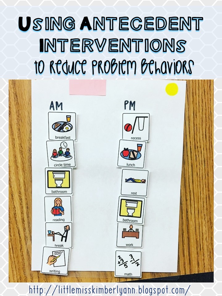 Little Miss Kim's Class: Using Antecedent Interventions in Special ...