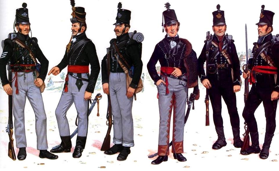 Kings German Legion soldiers, Waterloo. This unit held La Haye Sainte ...