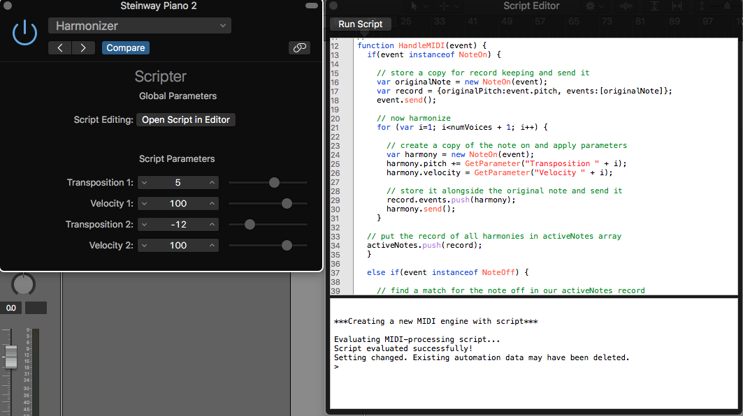Editor de scripts de Logic Pro ~ Marco Galvan | Music Production