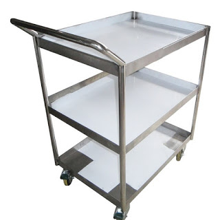 Trolley pengantar makanan 3 susun 1 handle stainless - Refrensi Produk ...