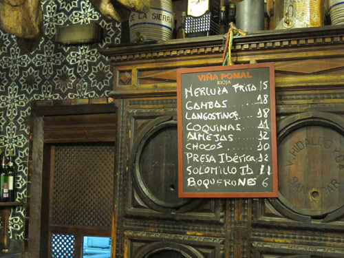 El Rinconcillo Tapas in Seville - Portugal Visitor Guide