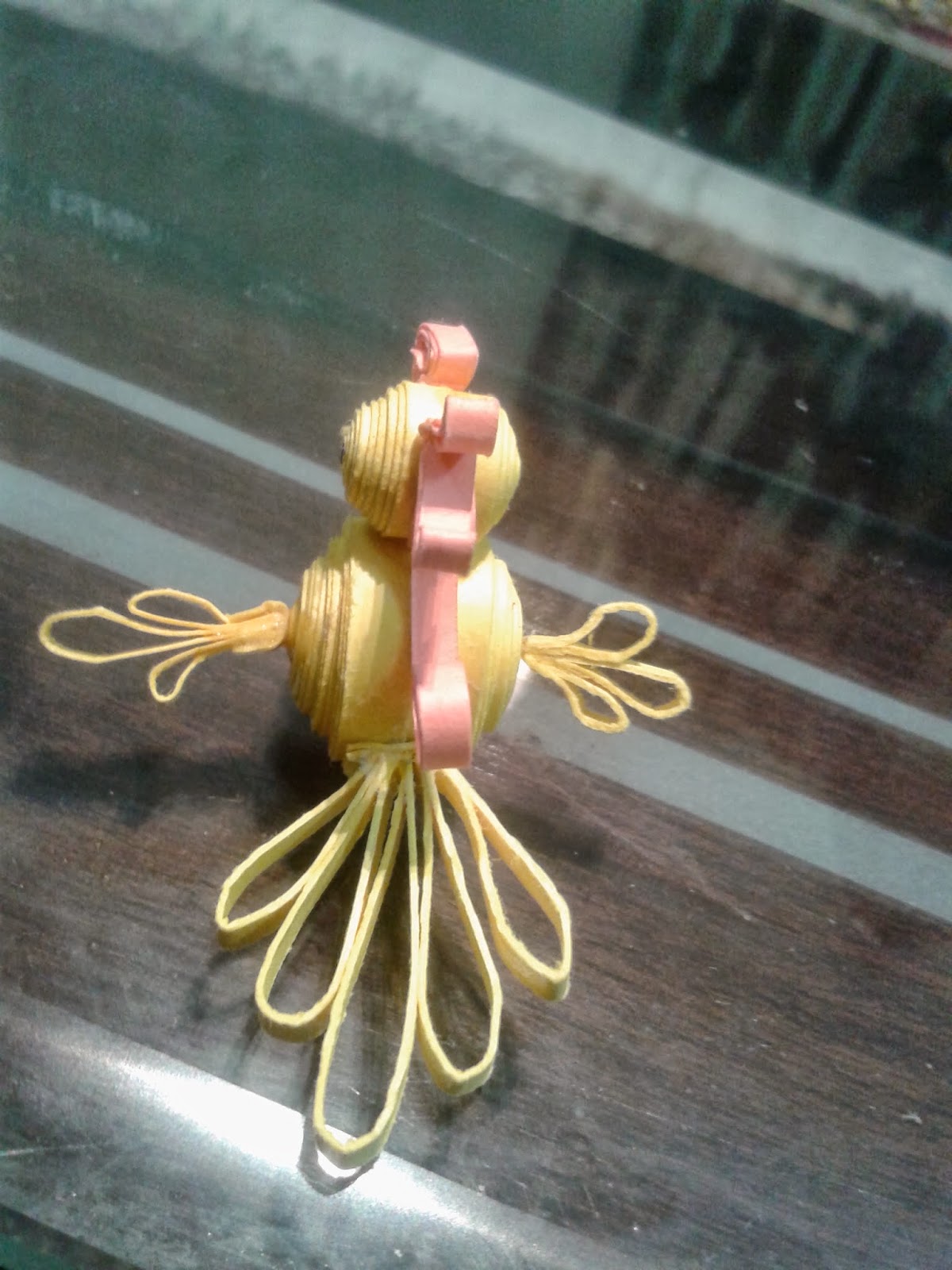 My passion for paper quilling: Cute Paper quilling chick